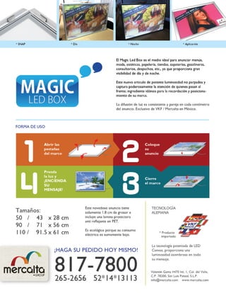 MAGIC LED BOX | PDF
