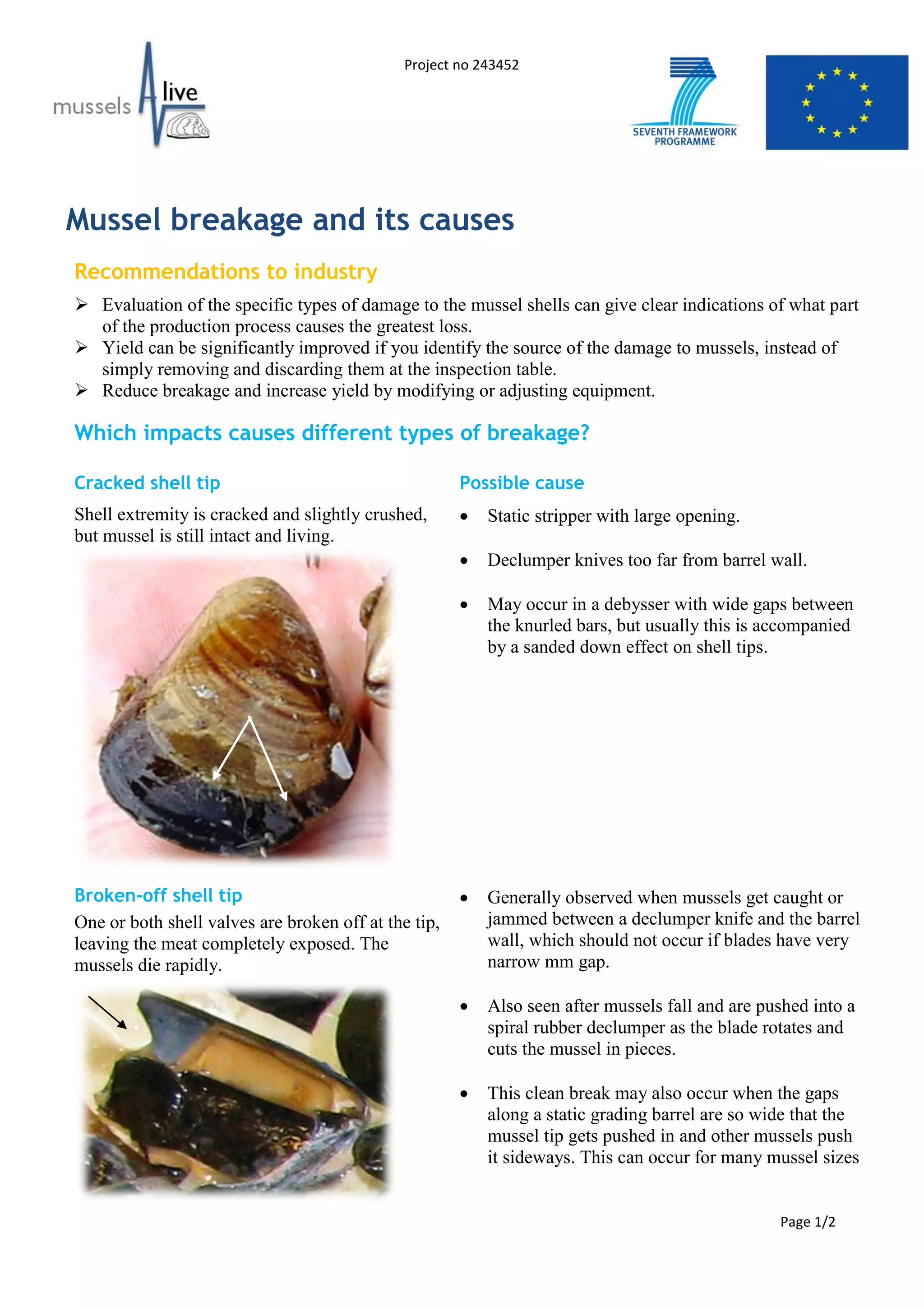 Training Fact Sheets Guide on grading, handling, transportation ...