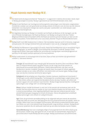 Factsheet Nedap Nl | PDF
