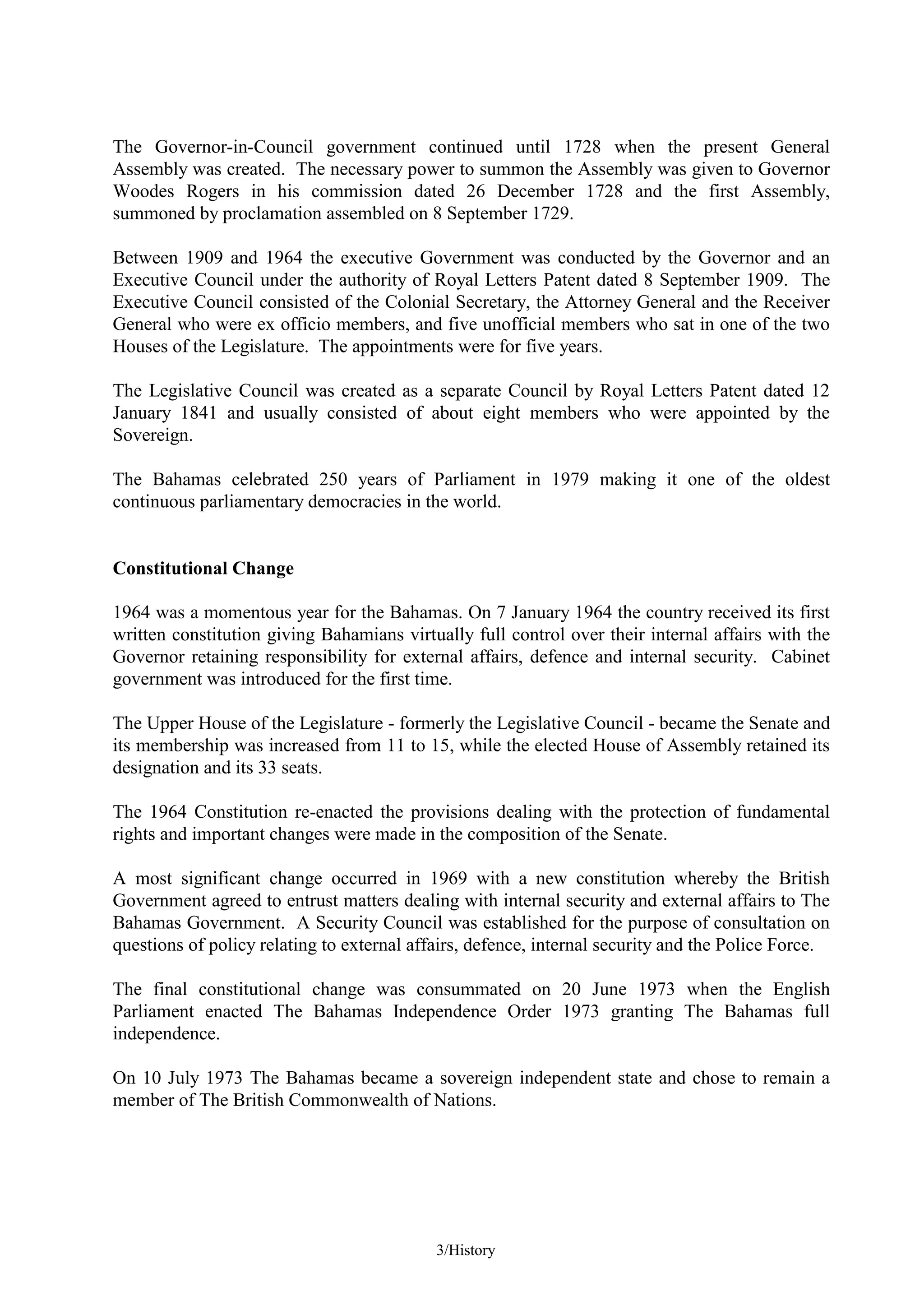Fact sheet on_history bahamas | PDF
