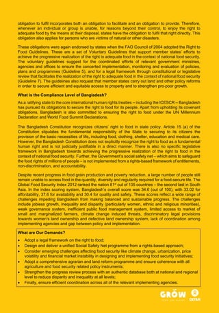 The Right to Food: A Fundamental Human Right | PDF