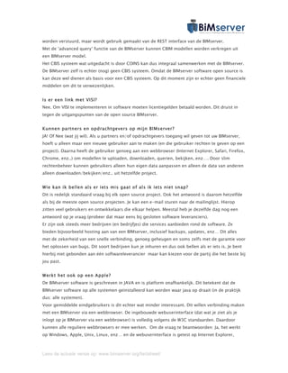 Factsheet/FAQ open source BIMserver | PDF