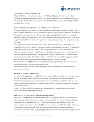 Factsheet/FAQ open source BIMserver | PDF