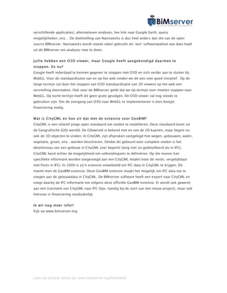 Factsheet/FAQ open source BIMserver | PDF