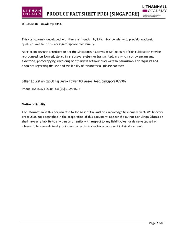 Factsheet pdbi(1) | PDF