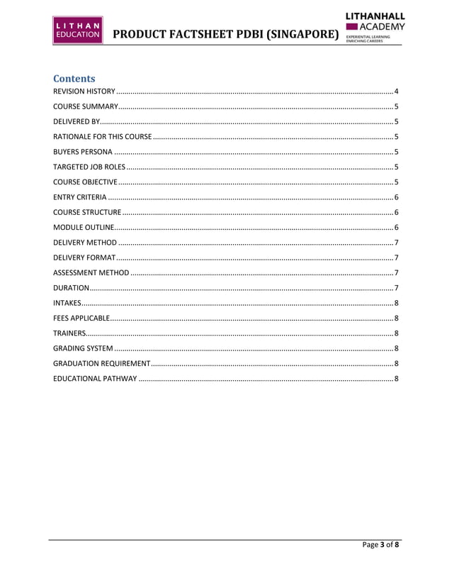Factsheet pdbi(1) | PDF