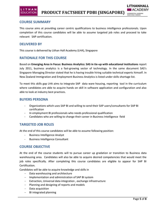 Factsheet pdbi(1) | PDF