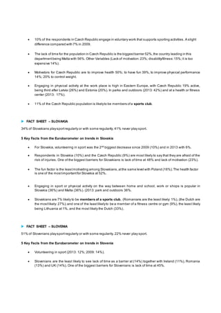 Fact Sheet on European Countries Physical Activity Level | DOCX