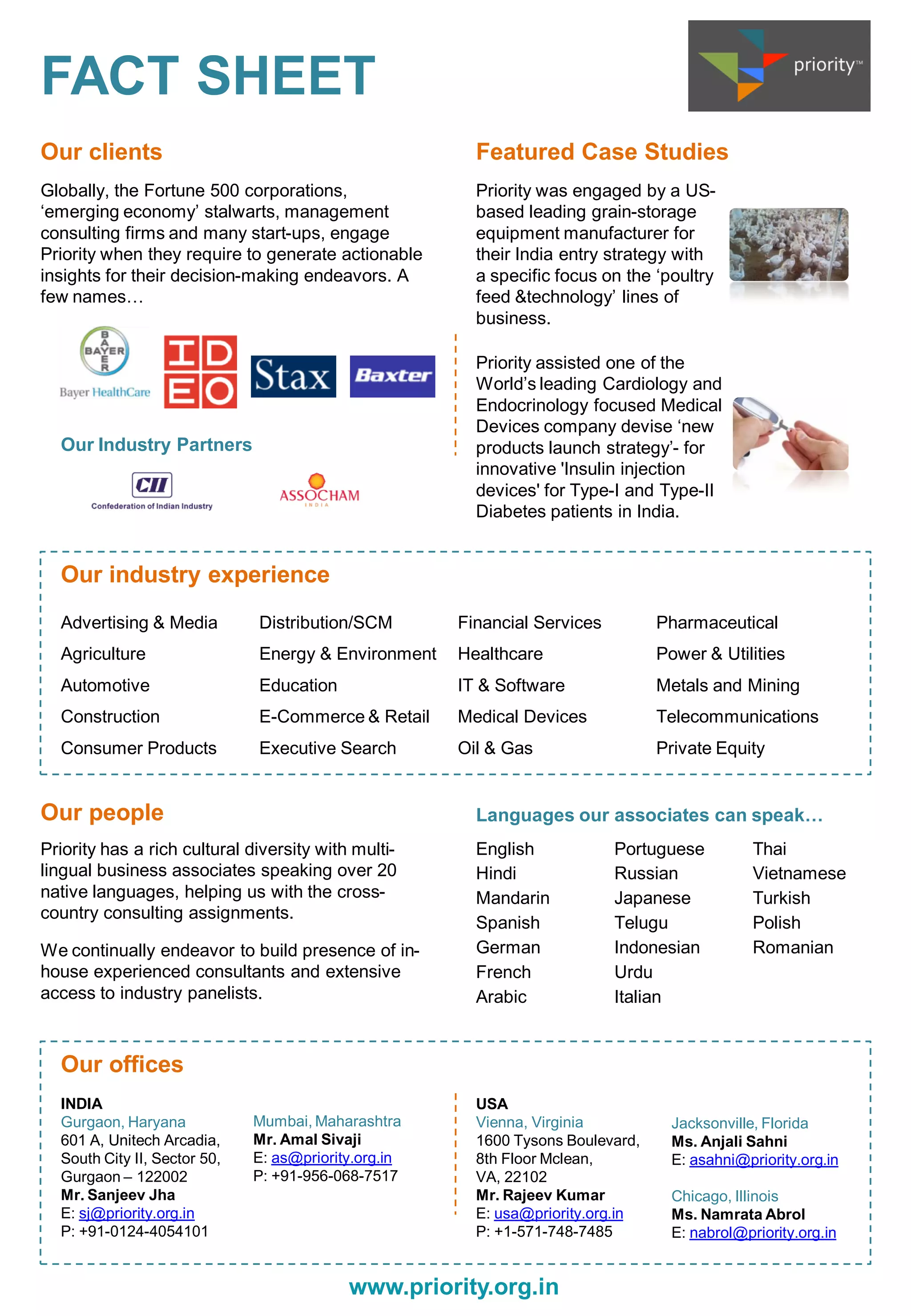 Fact sheet priority-research | PDF