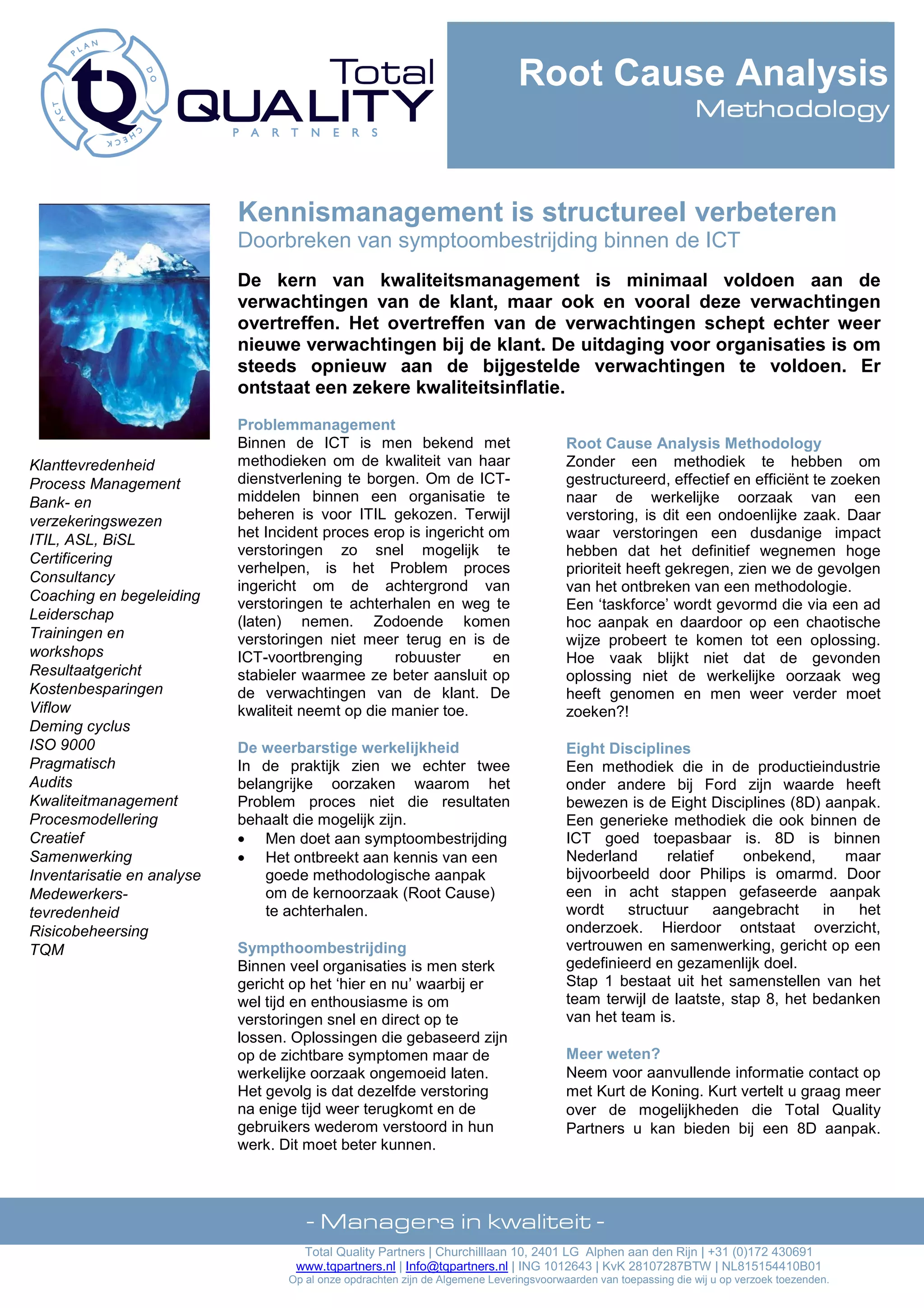 Factsheet Root Cause Analysis Methodology PDF Business Business Factsheet Root Cause Analysis Methodology PDF Business Business