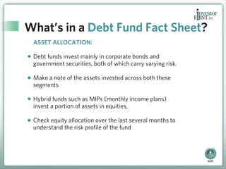 How to read a Mutual Fund Factsheet | PPT