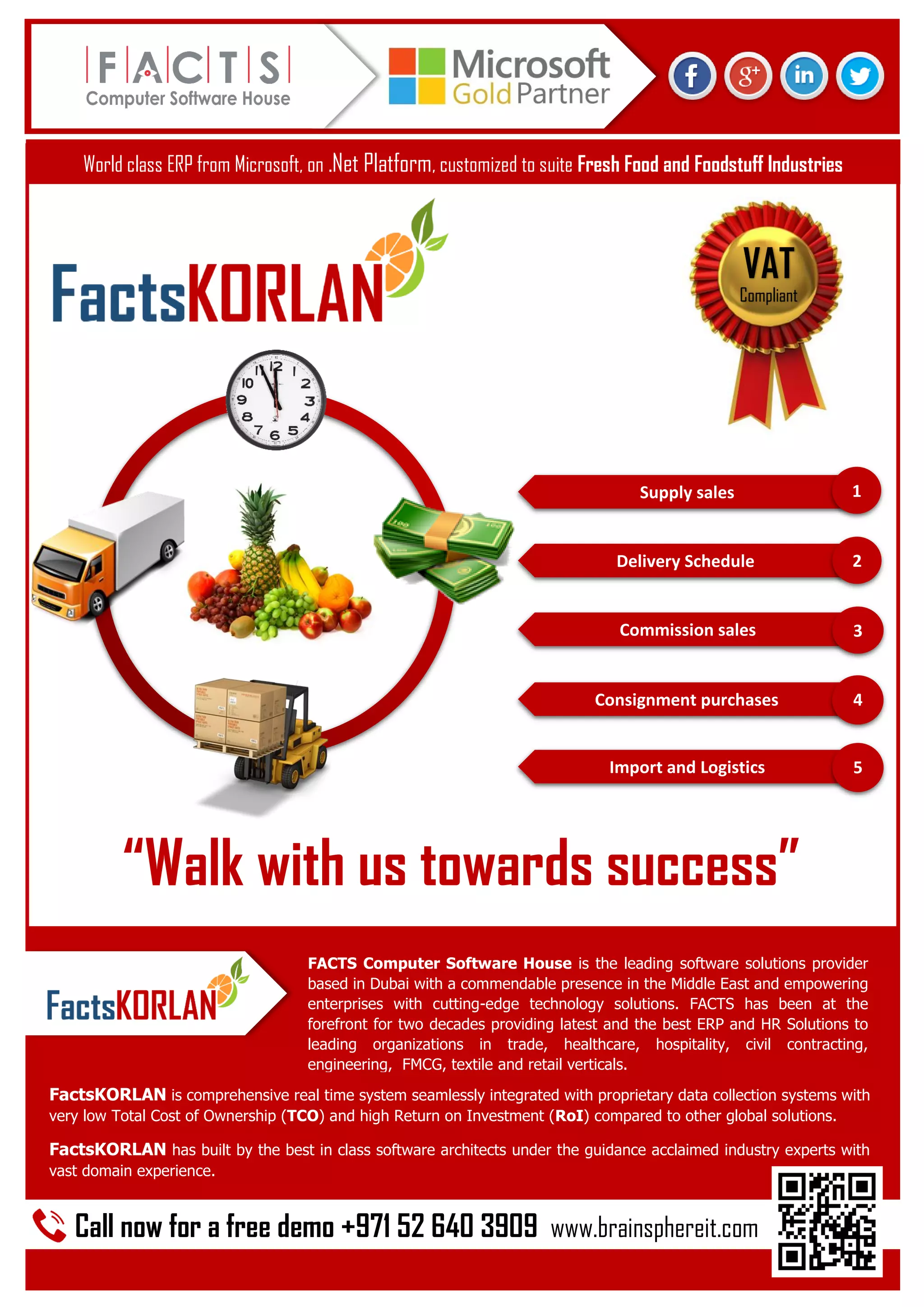 Facts korlan - ERP system for Trading industry | PDF