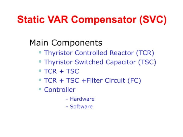 Flexible AC Transmission (FACTS) | PPT