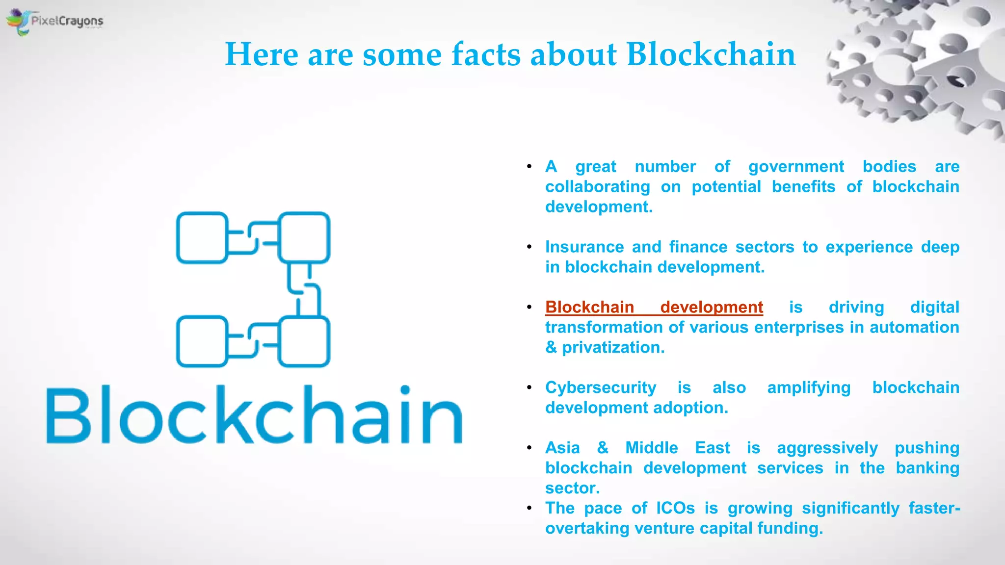 Facts n stats of blockchain development in 2018 | PPT