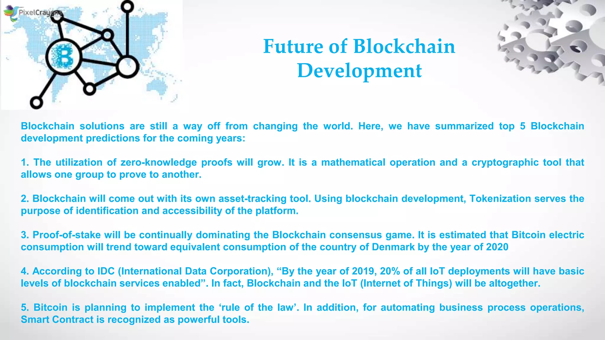 Facts n stats of blockchain development in 2018 | PPT