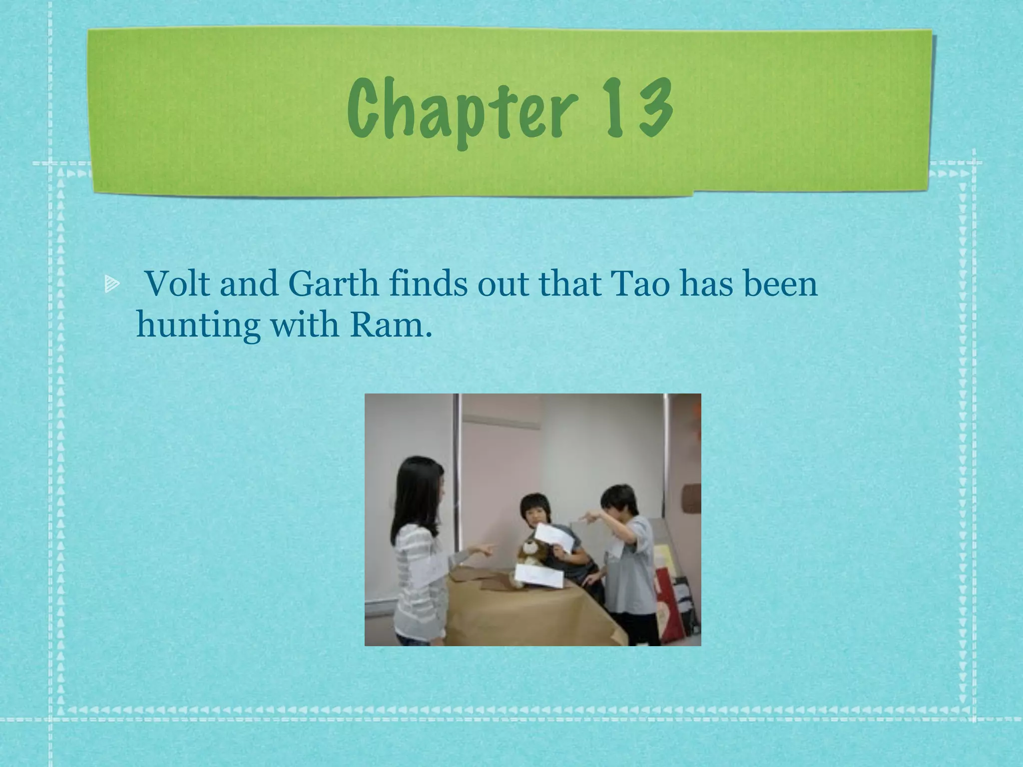 Annie's slide show of Boy of the Painted Cave odd chapters | PPT