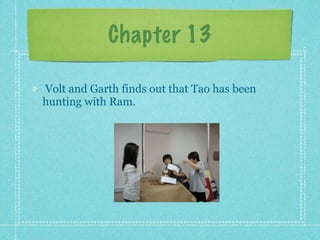 Annie's slide show of Boy of the Painted Cave odd chapters | PPT