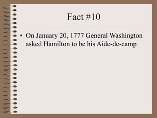 Facts on Alexander Hamilton | PPT
