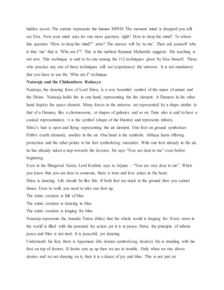 Facts on chidambaram temple | DOCX