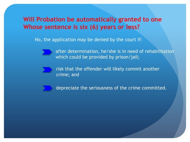 Facts on proabtion and parole | PPTX