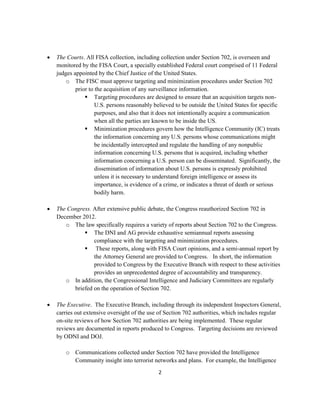 Facts on the collection of intelligence pursuant to section 702 | PDF