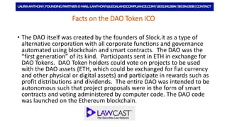 Facts on the DAO Token ICO | PPT
