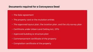 Facts to know about Conveyance Deed.pptx