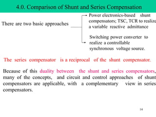 Series compensation FACTS Unit-4 by Y H M Reddy | PDF