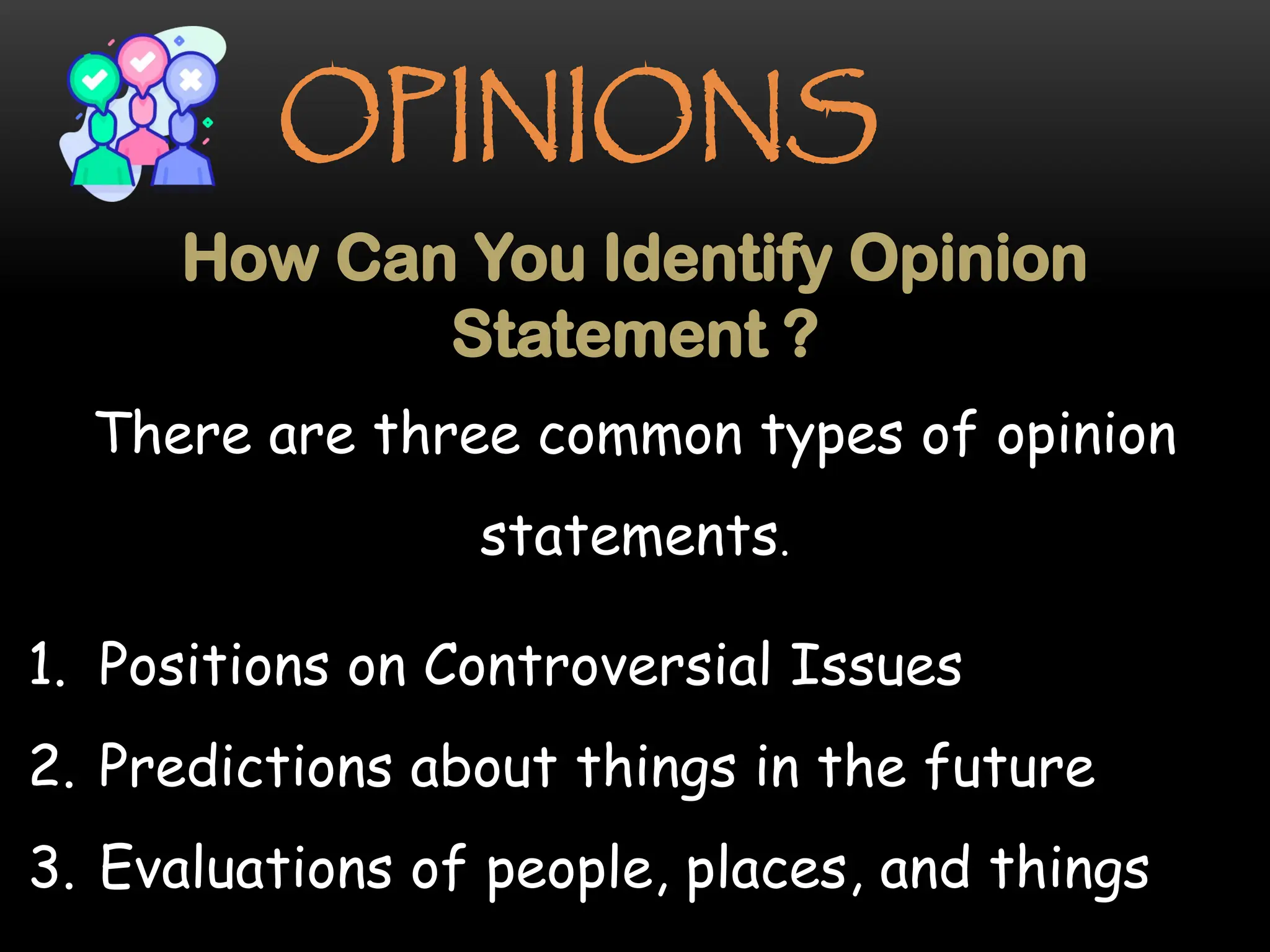 Grade 8 English Lesson (Facts vs. Opinion) | PPTX