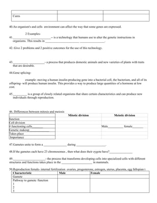 Biology - Facts you need to know to pass the living environment regents ...