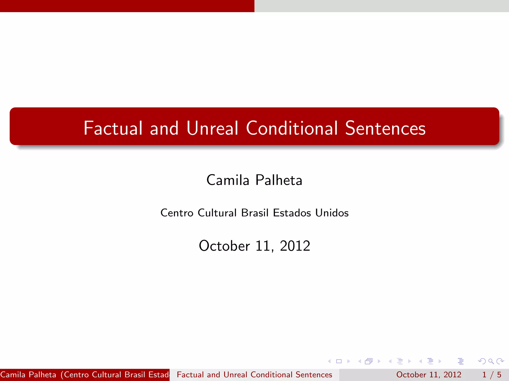 Factual and unreal conditional sentences | PDF