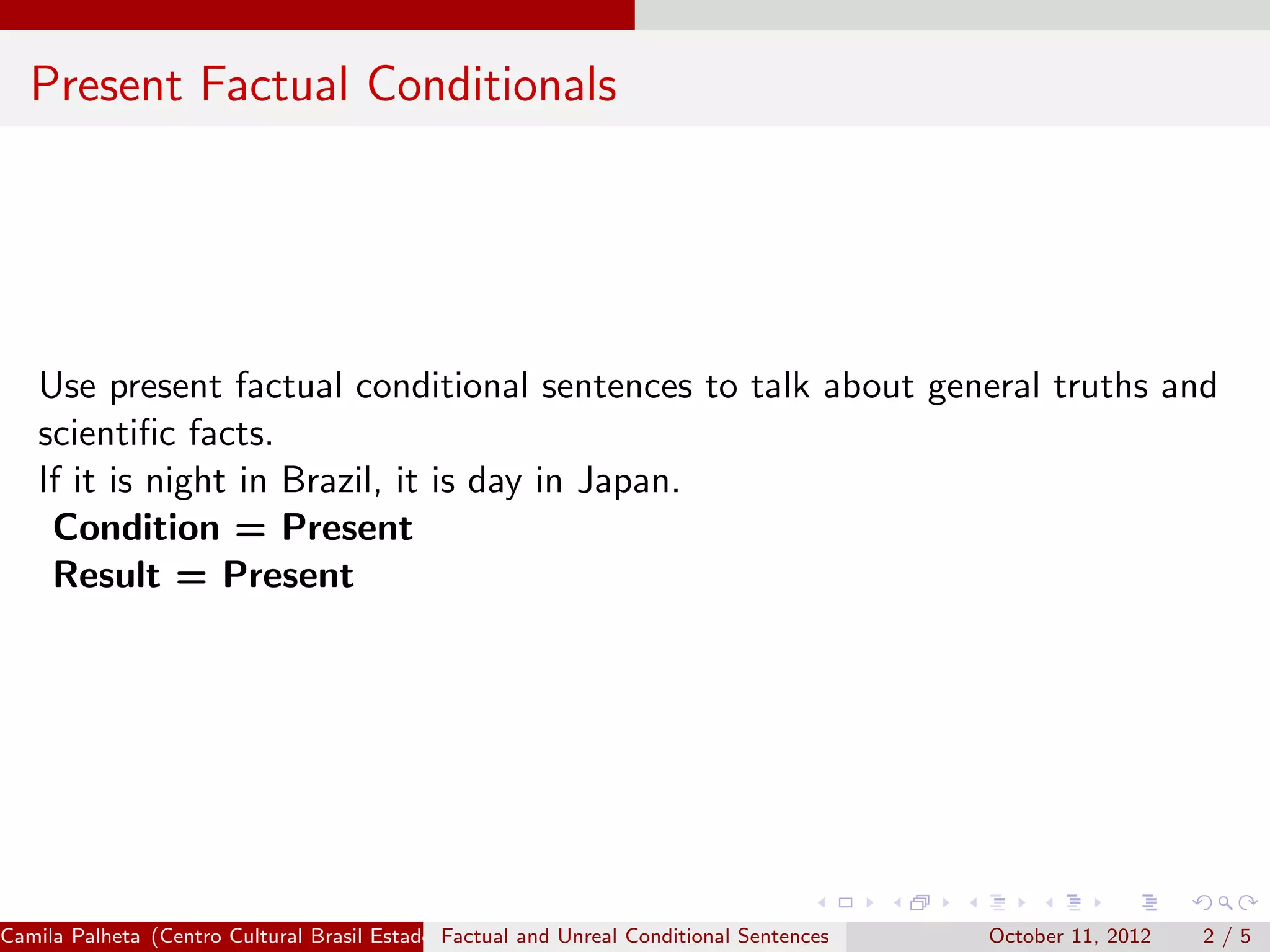 Factual and unreal conditional sentences | PDF