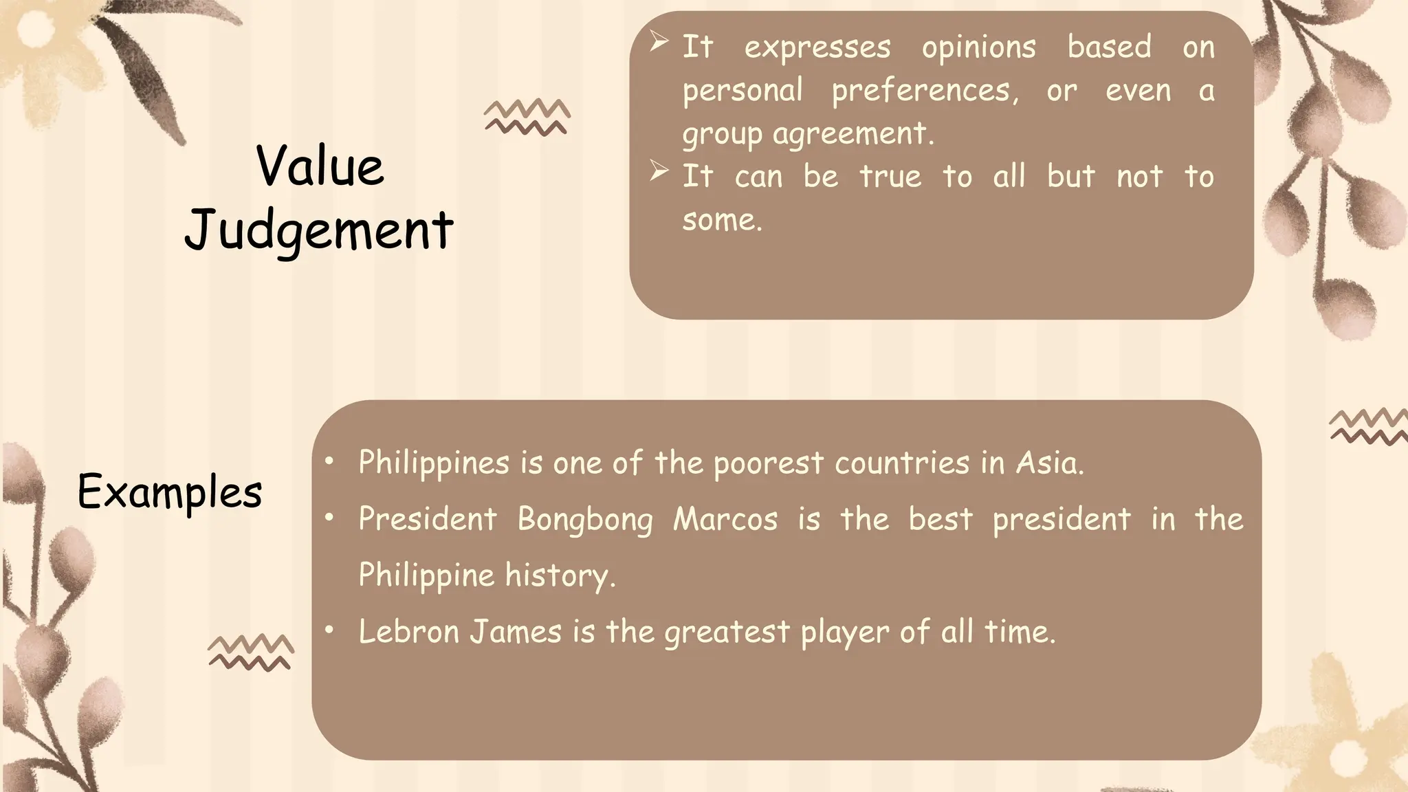 Factual and Value Judgement for Grade 9 English .pptx