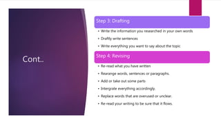 Factual writing slides | PPTX