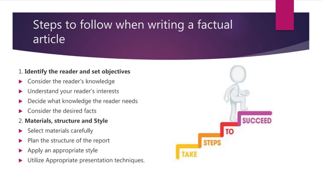 Factual writing slides | PPTX