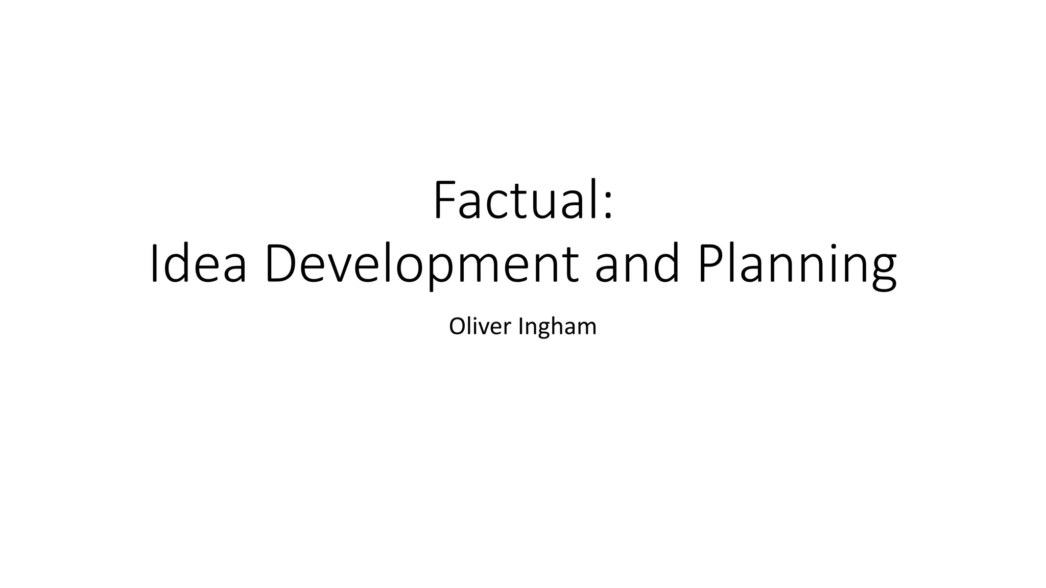 Factual development and planning pro forma(1) | PPT