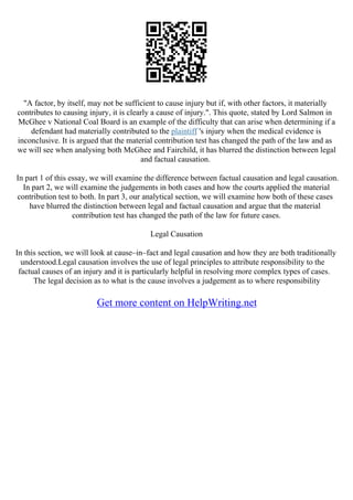 Factual Essay Example | PDF