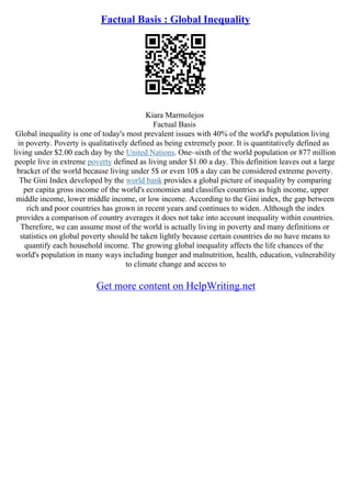 Factual Essay Example | PDF