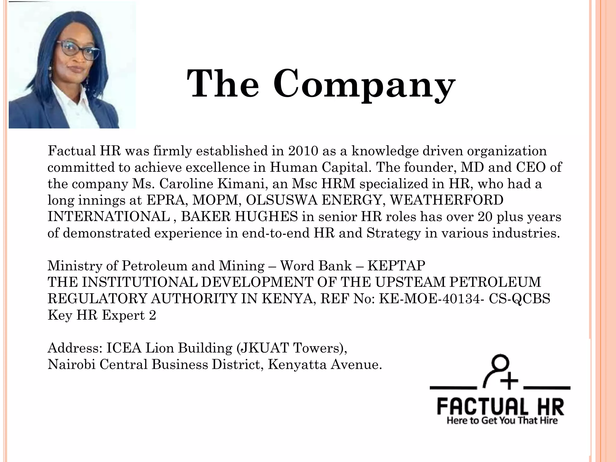 Factual hr company profile | PDF