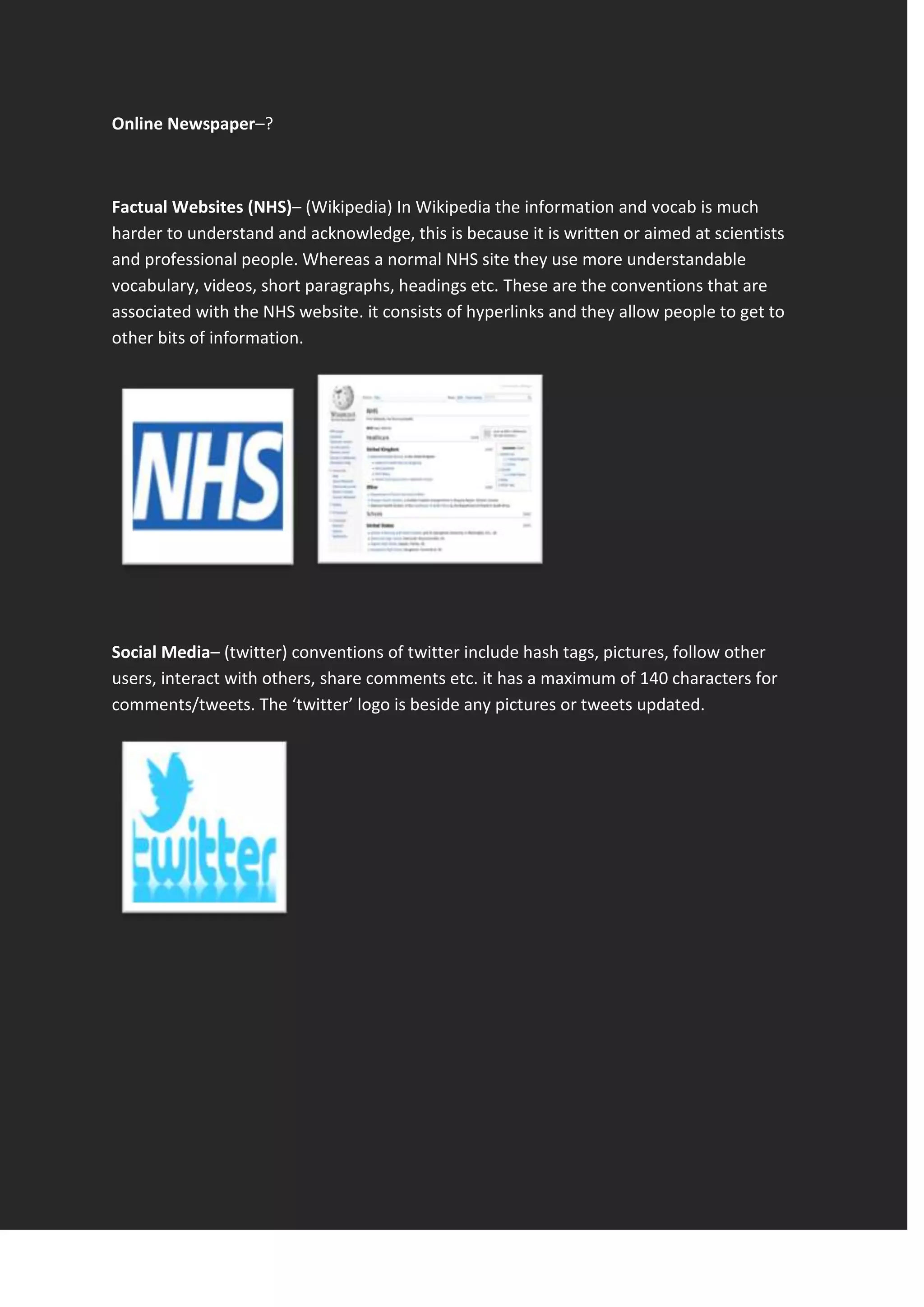 Factual media conventions | PDF