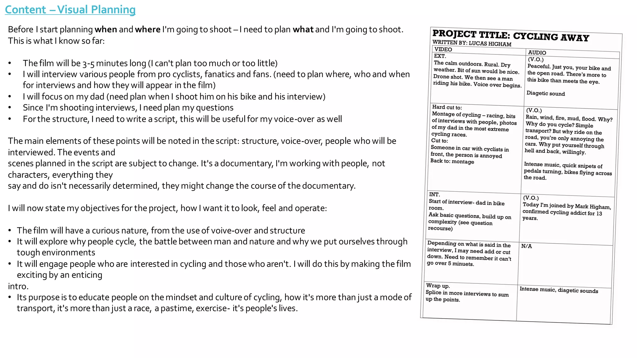 Factual pre production planning | PPT