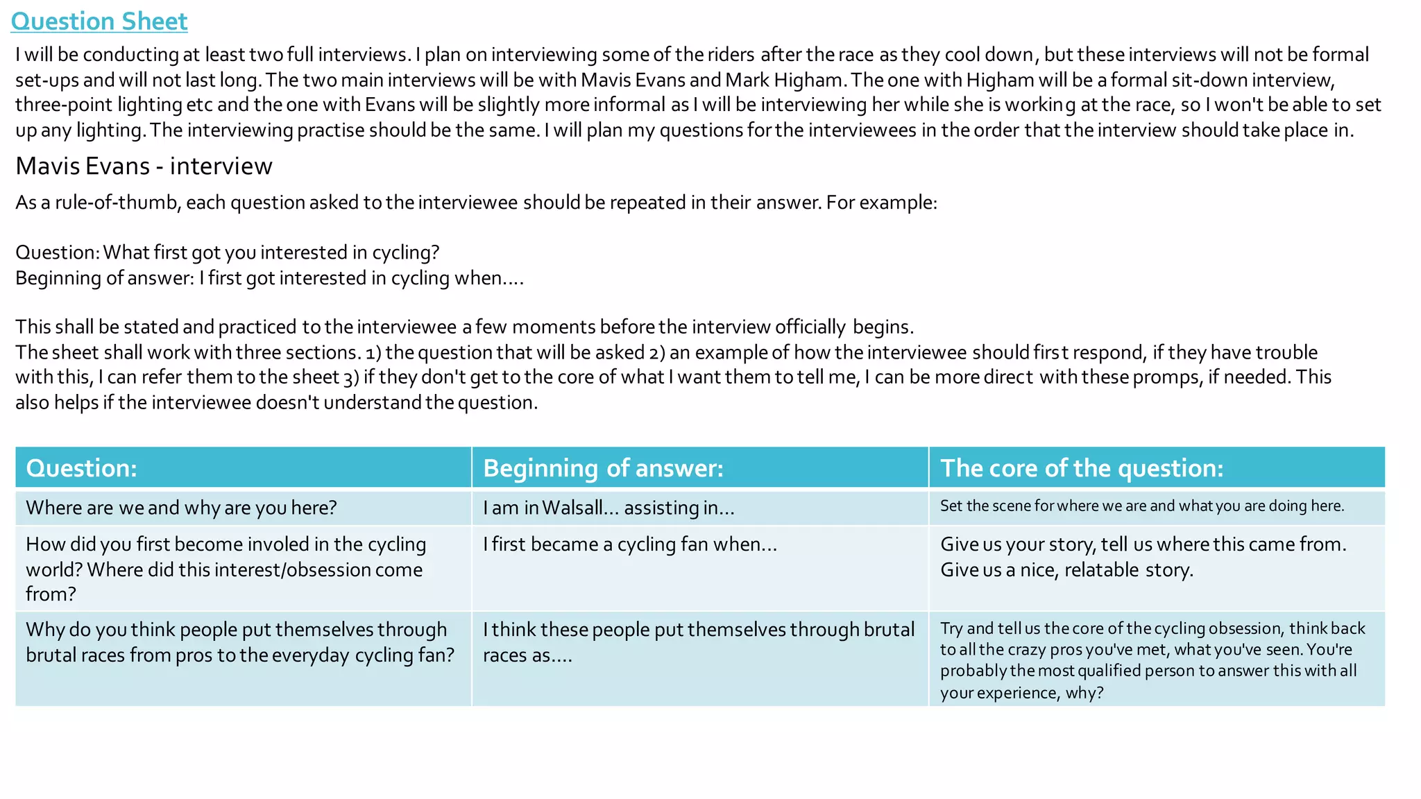 Factual pre production planning | PPT