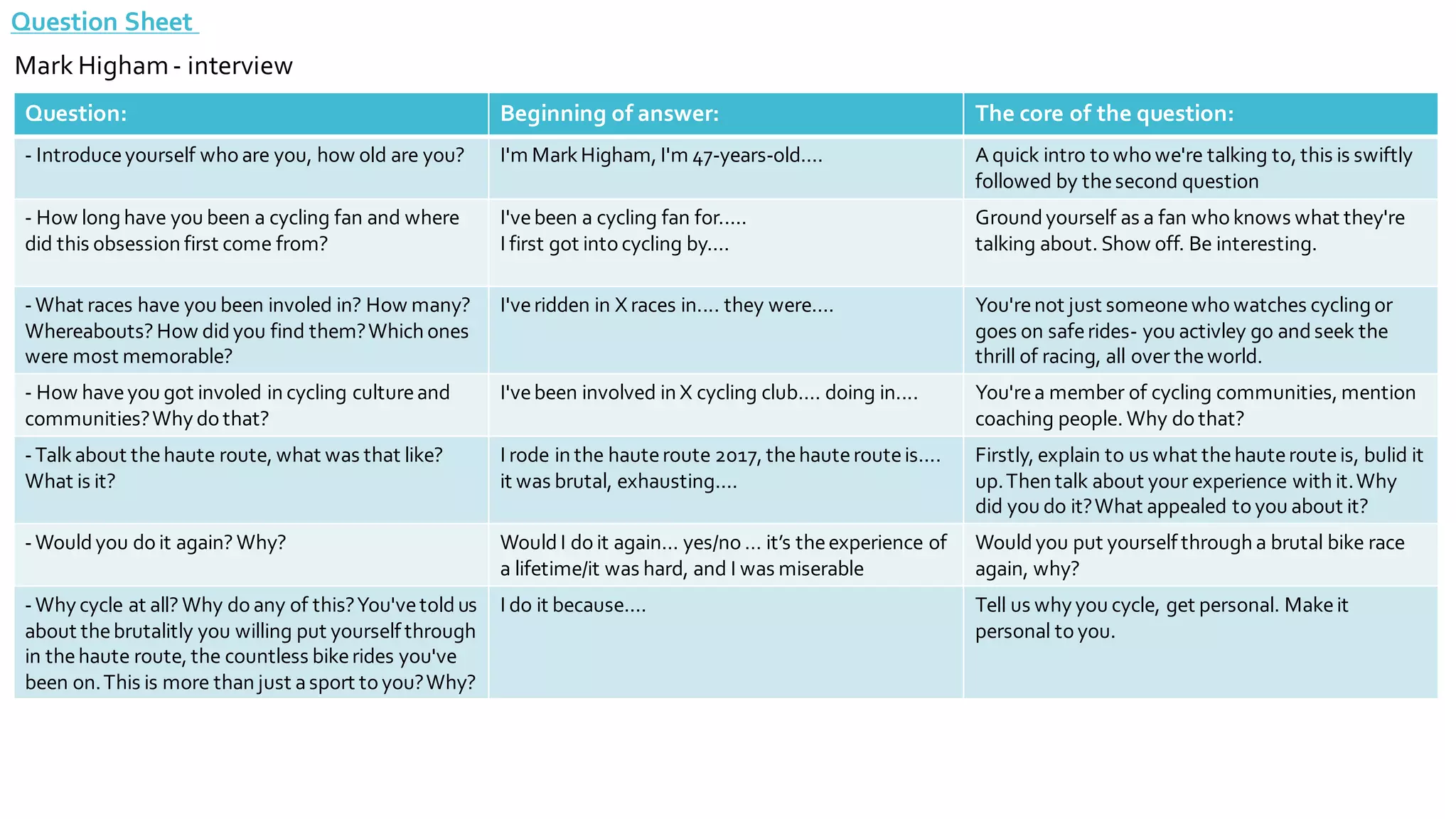Factual pre production planning | PPT