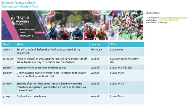 Factual pre production planning | PPT