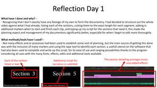 Factual production reflection | PPT