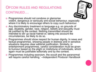 Factual programming doctumentary task 1 | PPTX