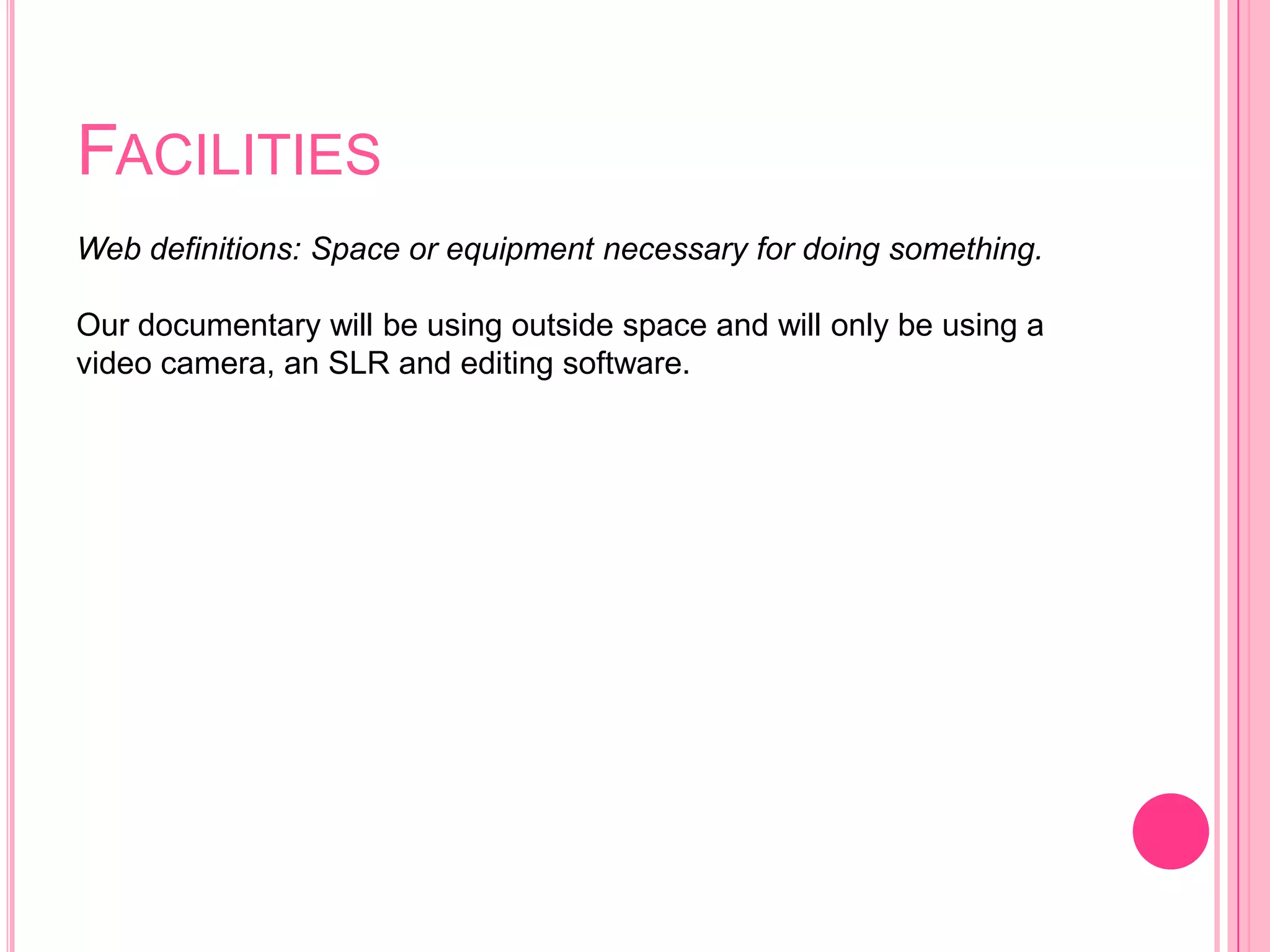 Factual programming doctumentary task 3 | PPT