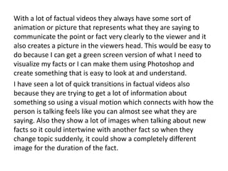 Factual project ideas | PPTX