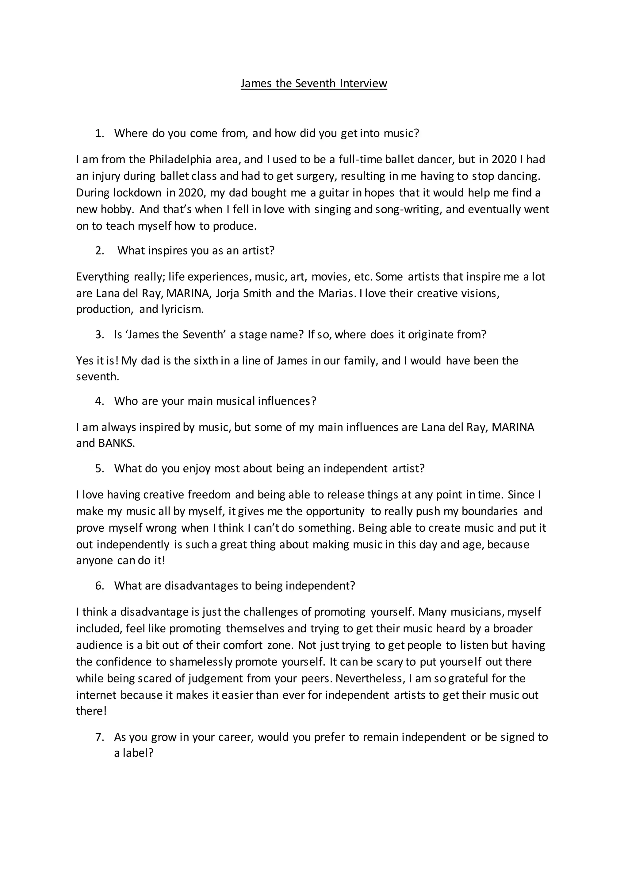 Factual Project Interview | DOCX