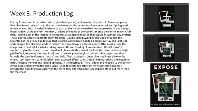 Factual Project Production Log | PPT